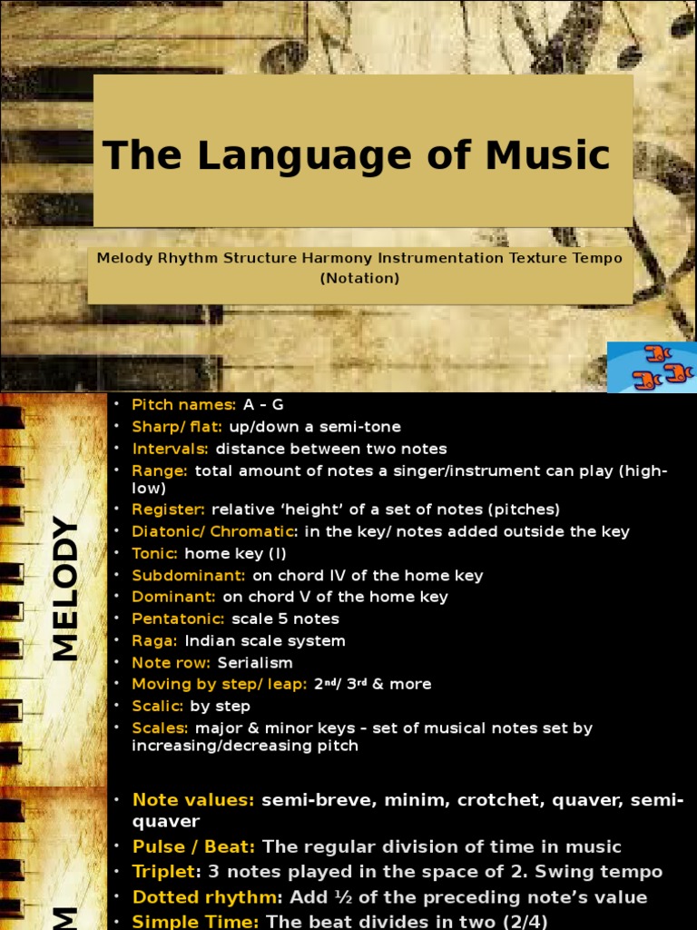 The Language of Music | Scale (Music) | Tempo