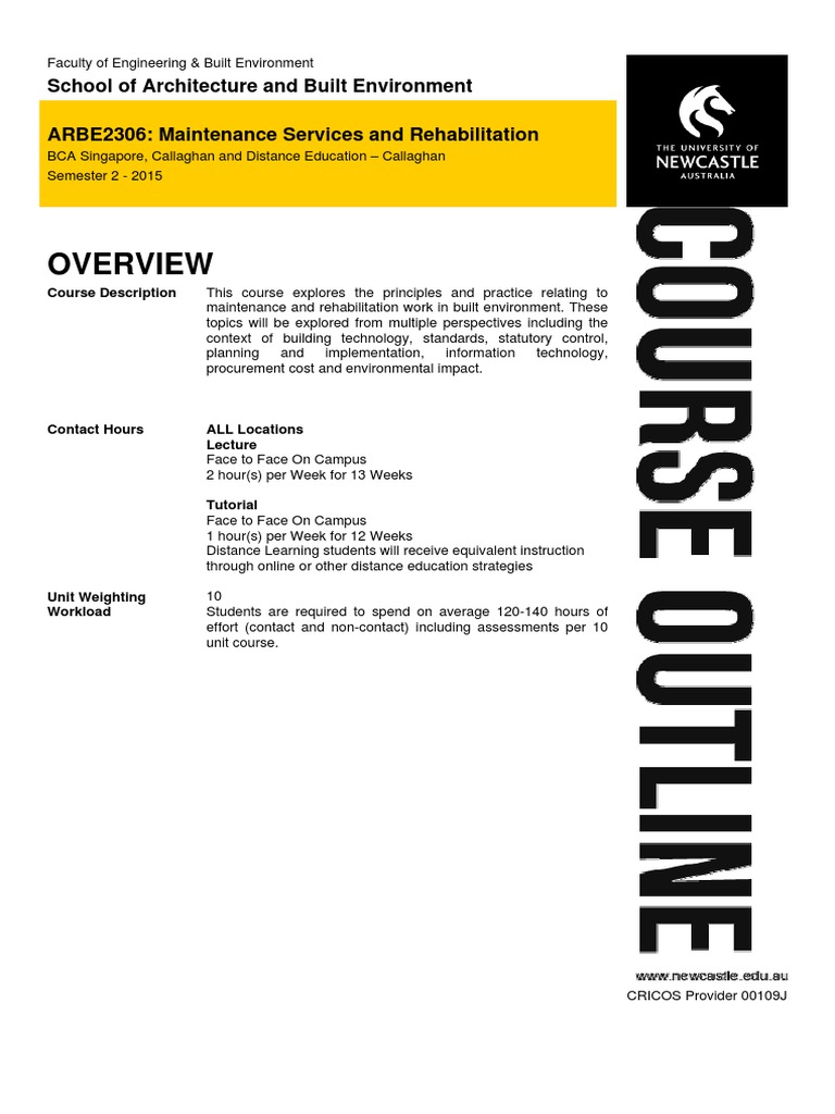 ARBE2306 Course Outline - 2015 | Download Free PDF | Building ...