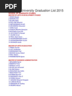Final - Graduation - List - July - 2025 | PDF