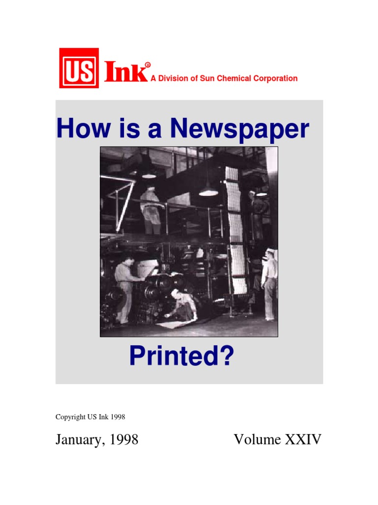How is a Newspaper Printed | Lithography | Printing