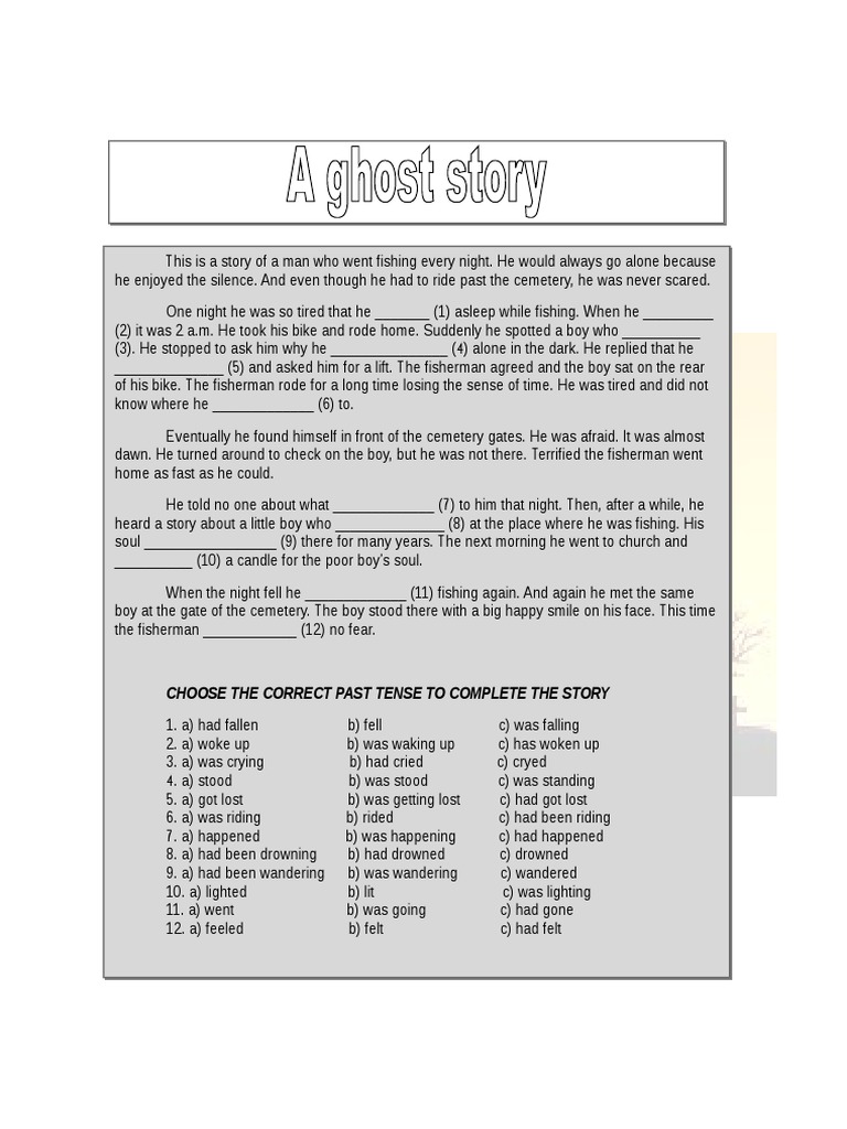 A Ghost Story | PDF | Language Arts & Discipline | Home & Garden