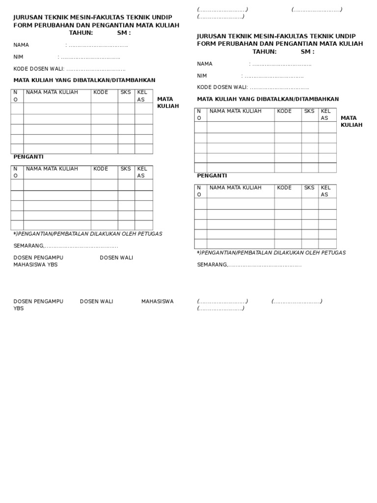 Form Pembatalan | PDF
