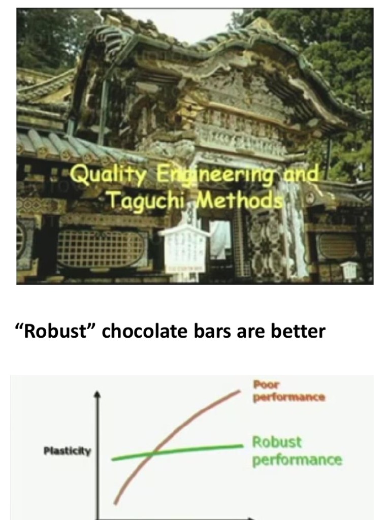 Taguchi Robust Design Techniques Explained | PDF | Design Of ...