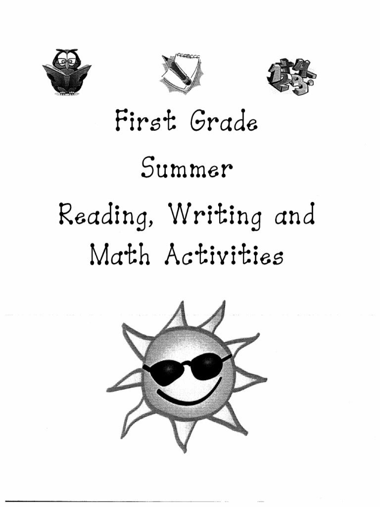 First Grade Summer Packet | PDF | Rectangle | Shape