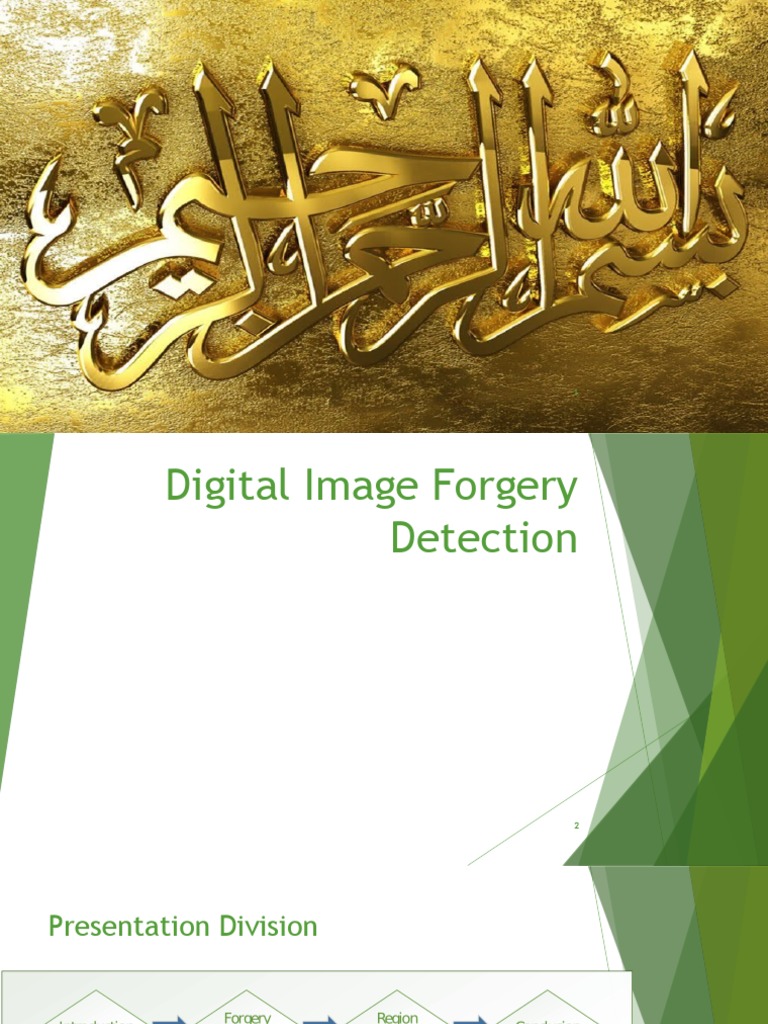 Digital Image Forgery Detection | PDF | Photo Manipulation | Algorithms