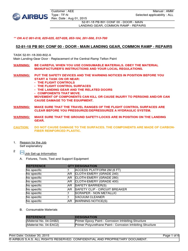 Airbus A320 MLG Doors Gvi | PDF | Corrosion | Paint