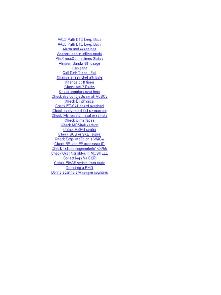 MOSHELL Command Database | PDF | Computer Data | Computer Networking