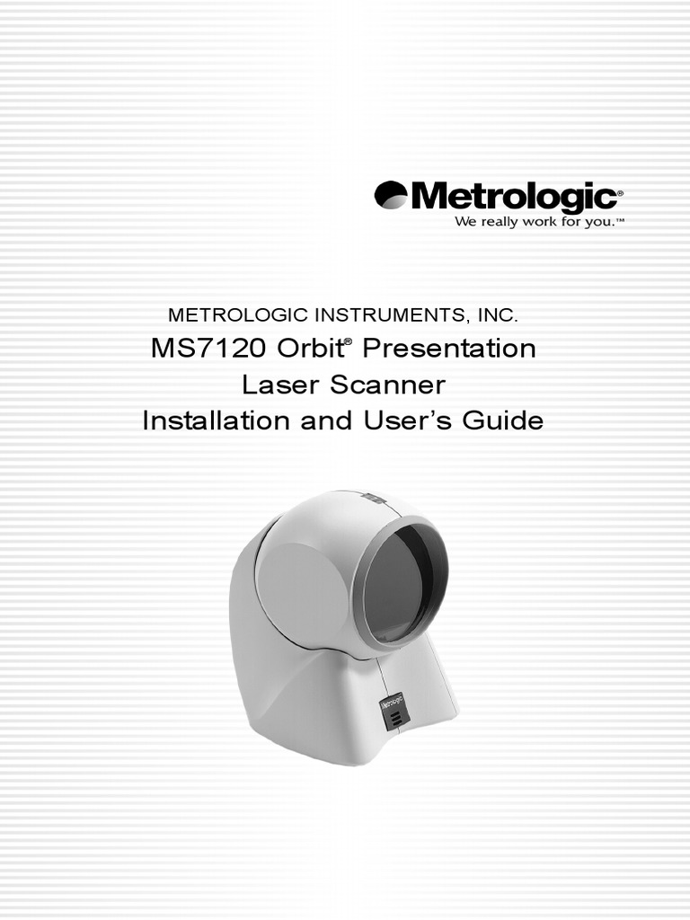 MS7120 Orbit Presentation Laser Scanner Installation and User's Guide ...