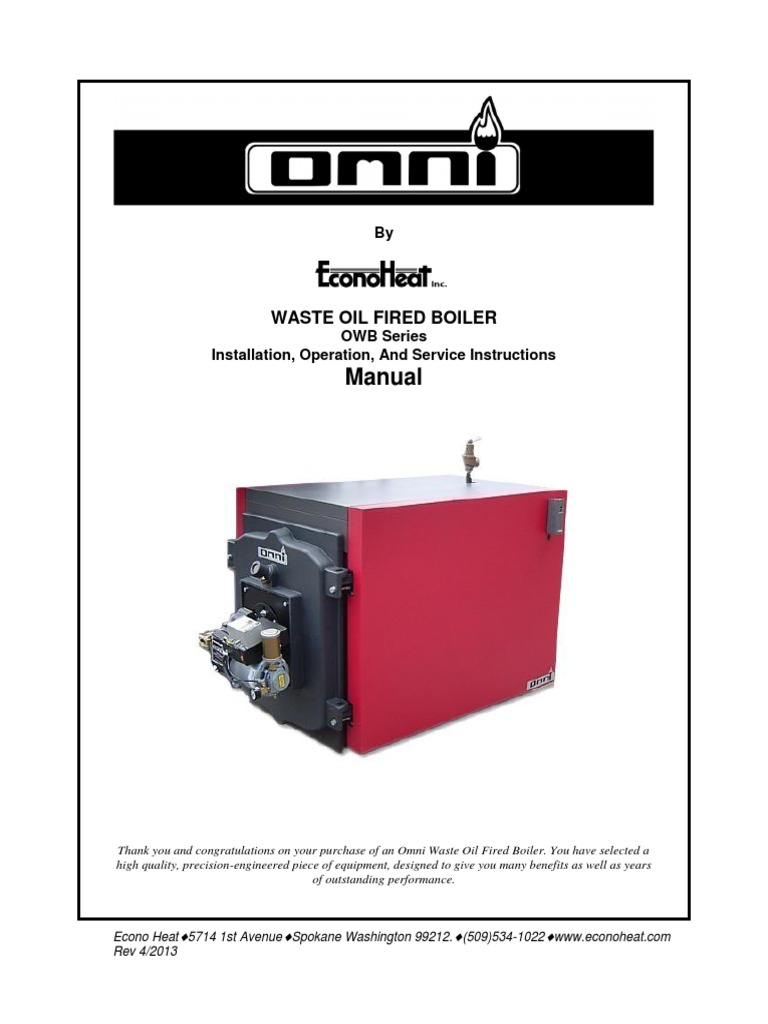Boiler Manual Updated | PDF | Water Heating | Chimney