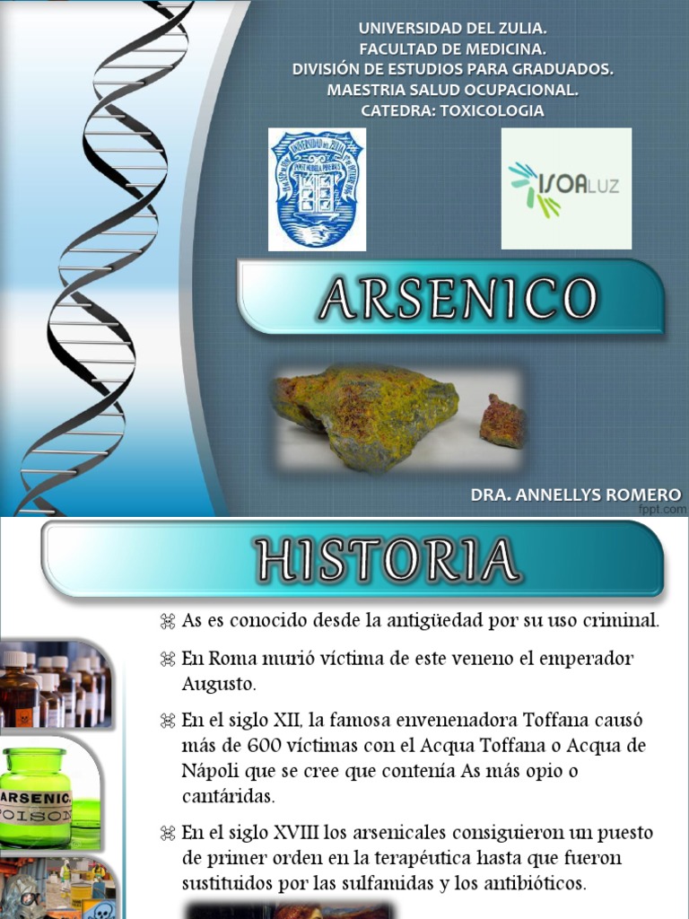 Arsenico | PDF | Metástasis | Cáncer