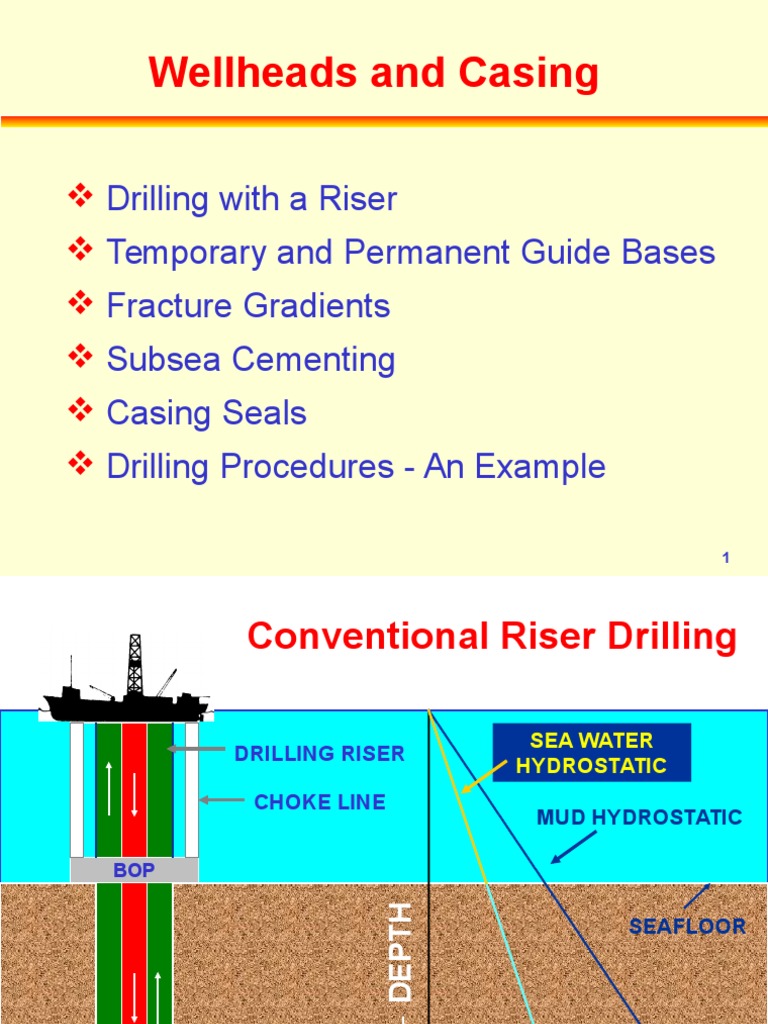 Offshore Wellhead and Casing Techniques | PDF | Casing (Borehole ...