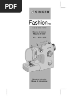 Manual Singer Fashion 4220 - 4228 | PDF | Costura | Artes Têxteis