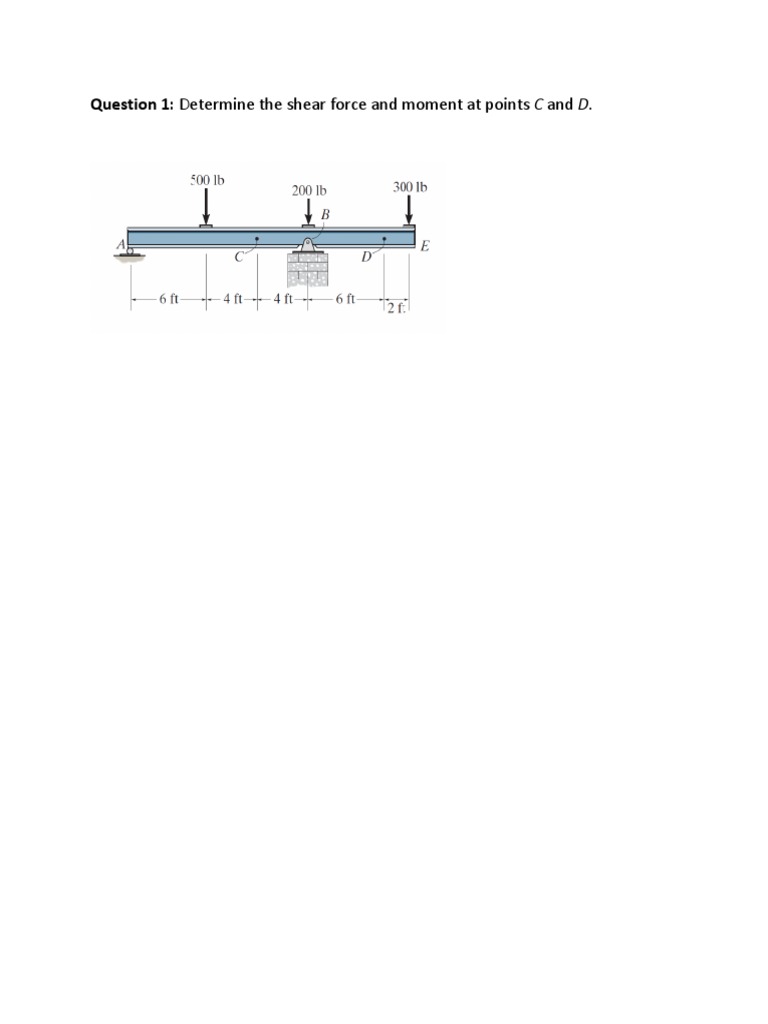Statics Chapter 7 Tutorial 6th October 2015 | PDF