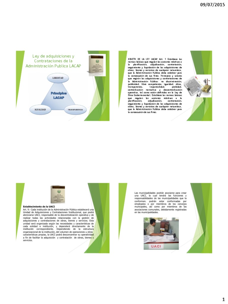 LACAP | PDF | Administración Pública | Liquidación