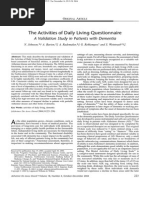 Adcs-Adl Mci v1 Annotated CRF | PDF | Clinical Trial | Alzheimer's Disease