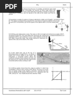 1 Inclined Plane Problems SOLUTIONS | PDF | Friction | Force