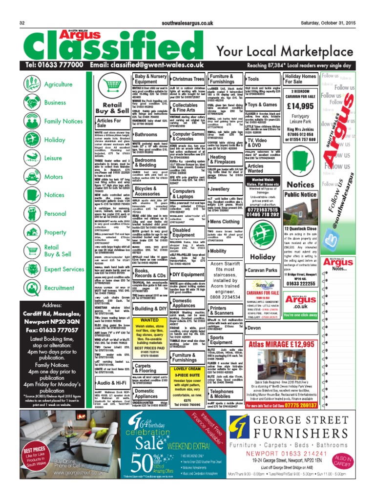 Classified: Your Local Marketplace | Download Free PDF | Employment ...