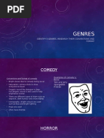 Comedy Genre Codes and Conventions | PDF