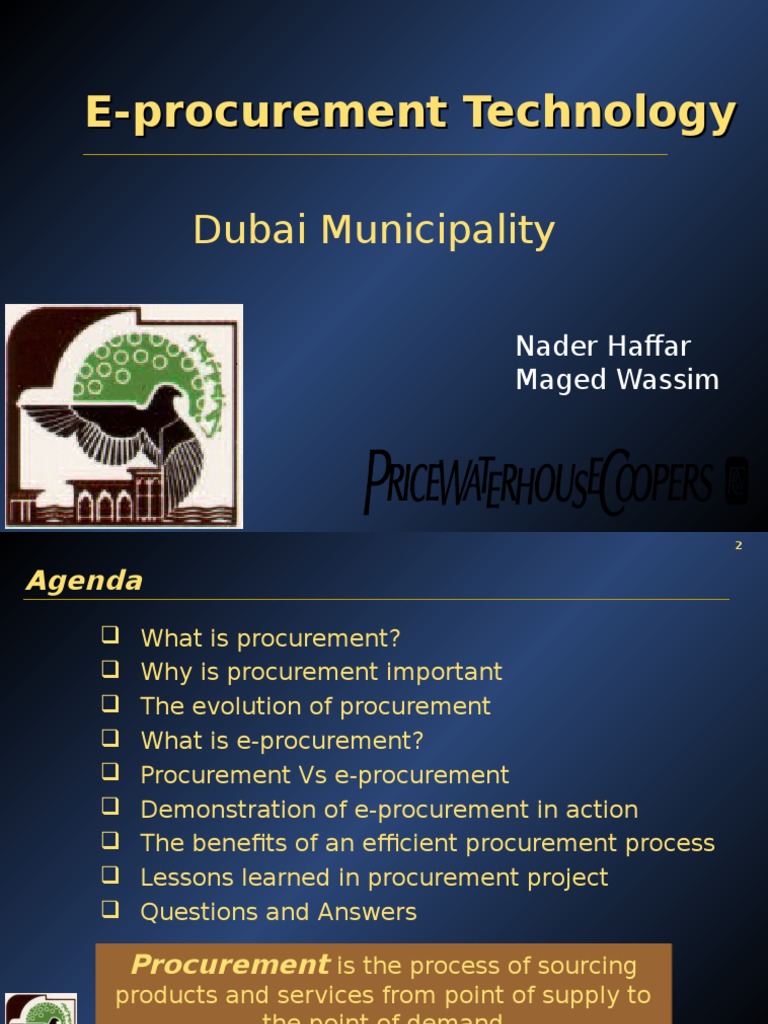E Procurement | PDF | Procurement | Electronic Business