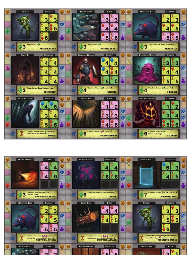 One Deck Dungeon | PDF | Playing Cards | Gaming