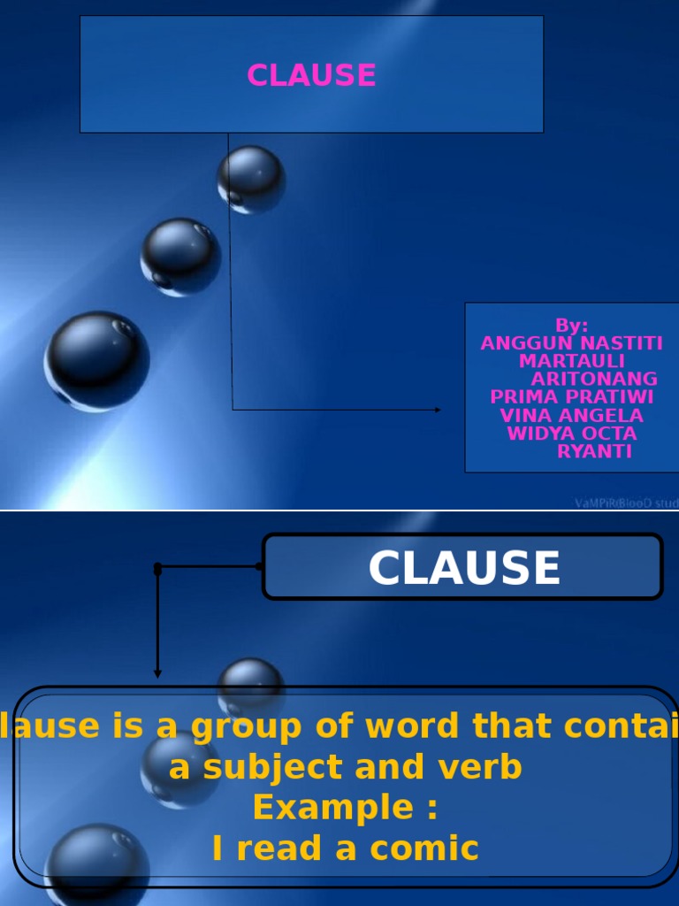 Clause | PDF | Language Arts & Discipline