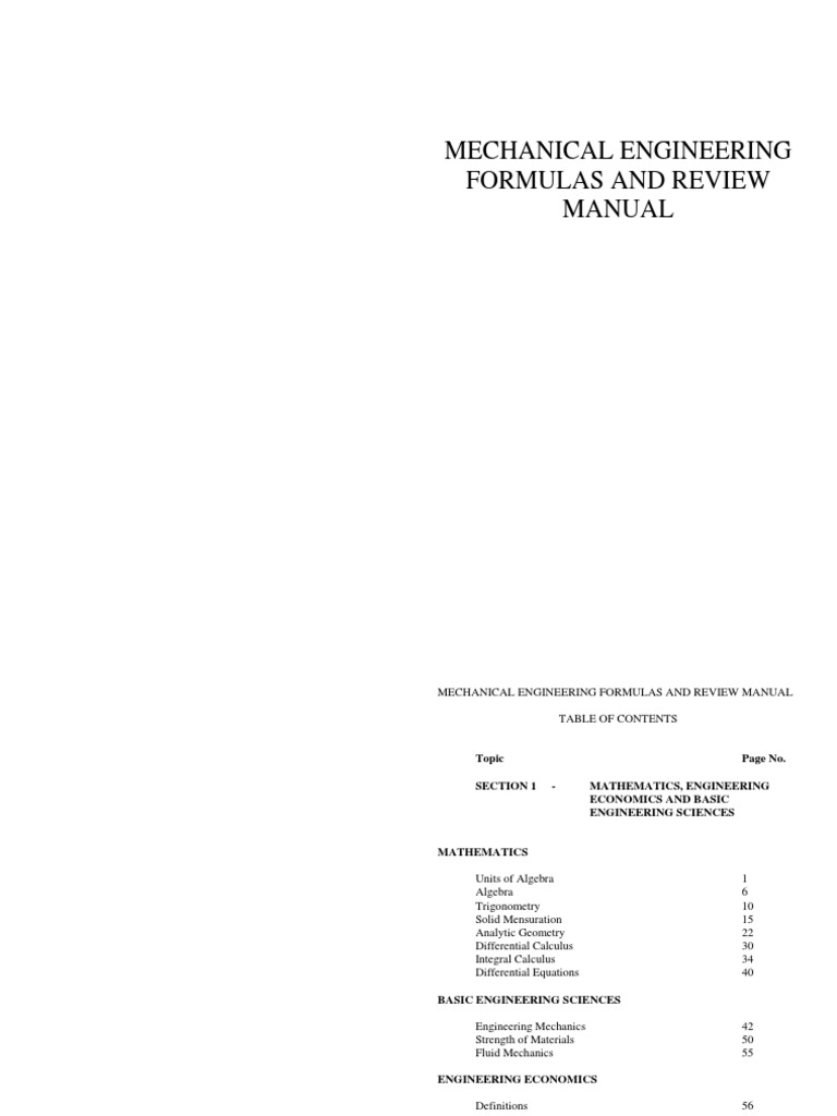 Me Formulas and Review Manual | PDF | Trigonometric Functions | Sine