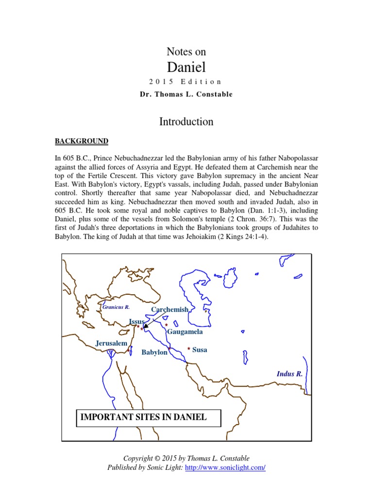 Daniel | PDF | Apocalyptic Literature | Daniel (Biblical Figure)