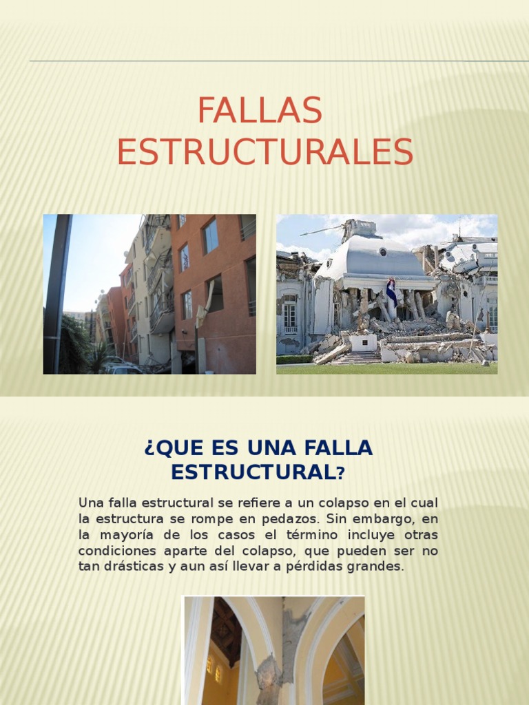 Fallas Estructurales | PDF | Pandeo | Toma de decisiones