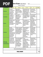 Oral Exam Rubric for Students | PDF | Fluency | Rubric (Academic)