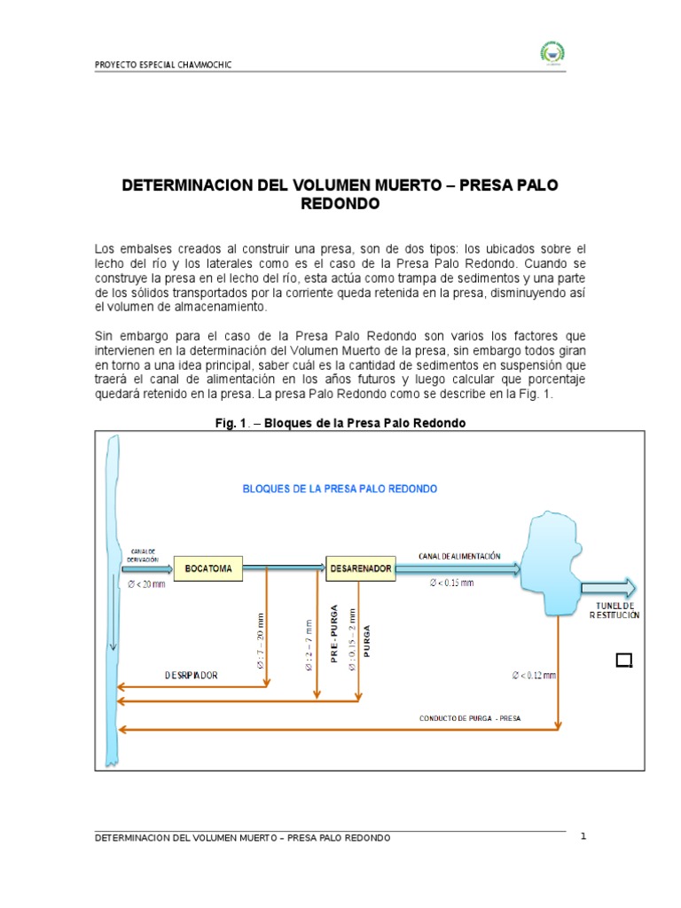 2. Determinacion Volumen Muerto | Reservorio | Represa | Prueba ...