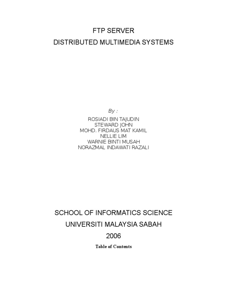 FTP Server Technology | Download Free PDF | File Transfer Protocol ...