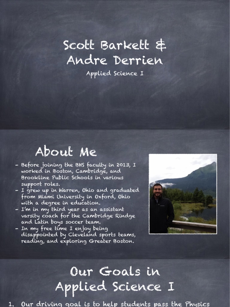 Applied Science I Course Overview | PDF