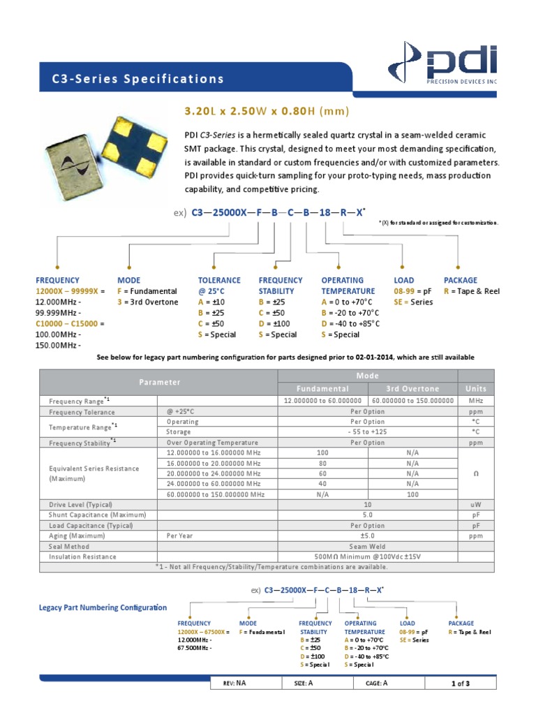 Data Sheet C3 | PDF