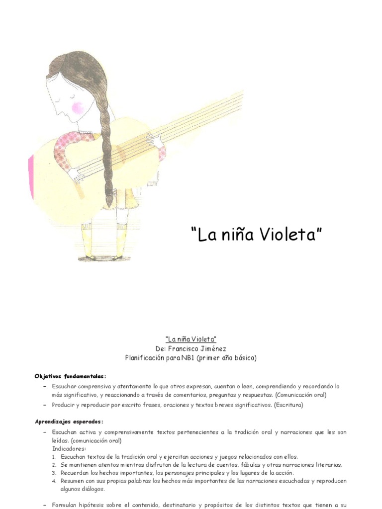 Nina Violeta | Lectura (proceso) | Cuentos