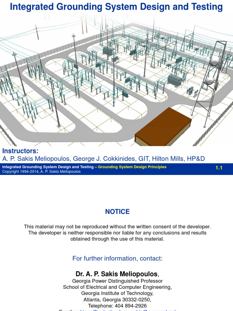 IGS Section 01 | PDF | Electric Shock | Electrical Substation
