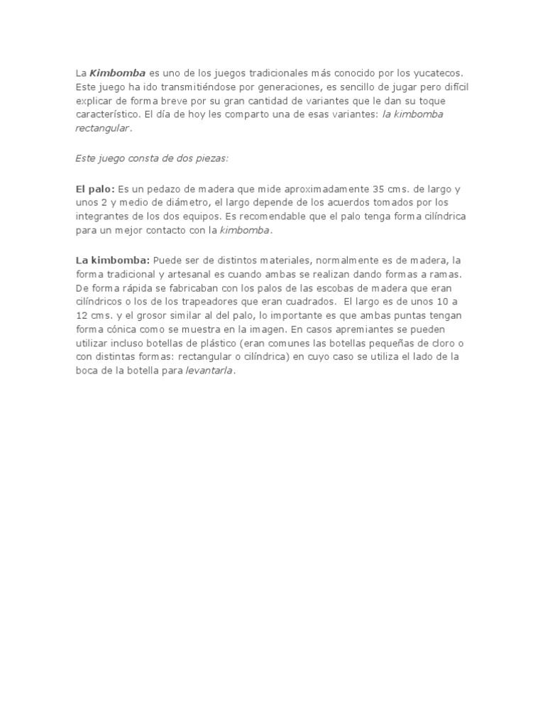 La Kimbomba | PDF