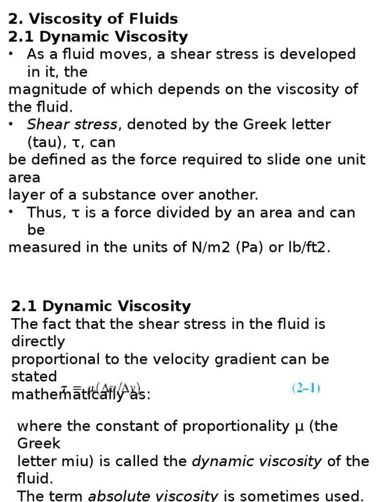 Viscosity, Viscosity Factors, Kinematic Viscosity, Viscometer, Visccosity Grade (ISO and SAE ...