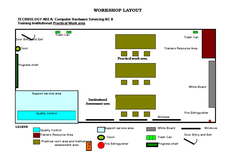 Computer Hardware Servicing Workshop Layout | PDF