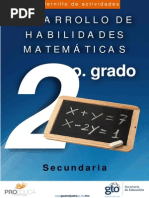 Cuadernillo 3er Grado Matematicas Secundaria Apoyo Contingencia 2020 ...