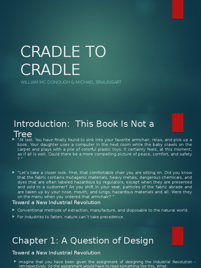 Cradle To Cradle | PDF | Science & Mathematics