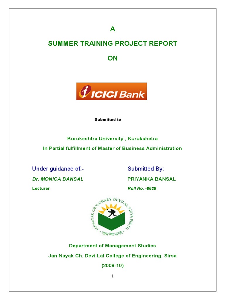 Icici Bank | PDF | Overdraft | Cheque