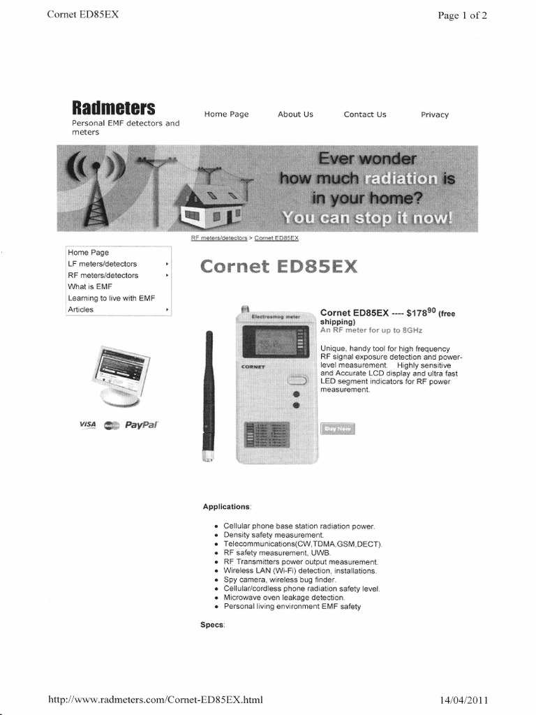 RFR Meter Reader - Cornet | PDF