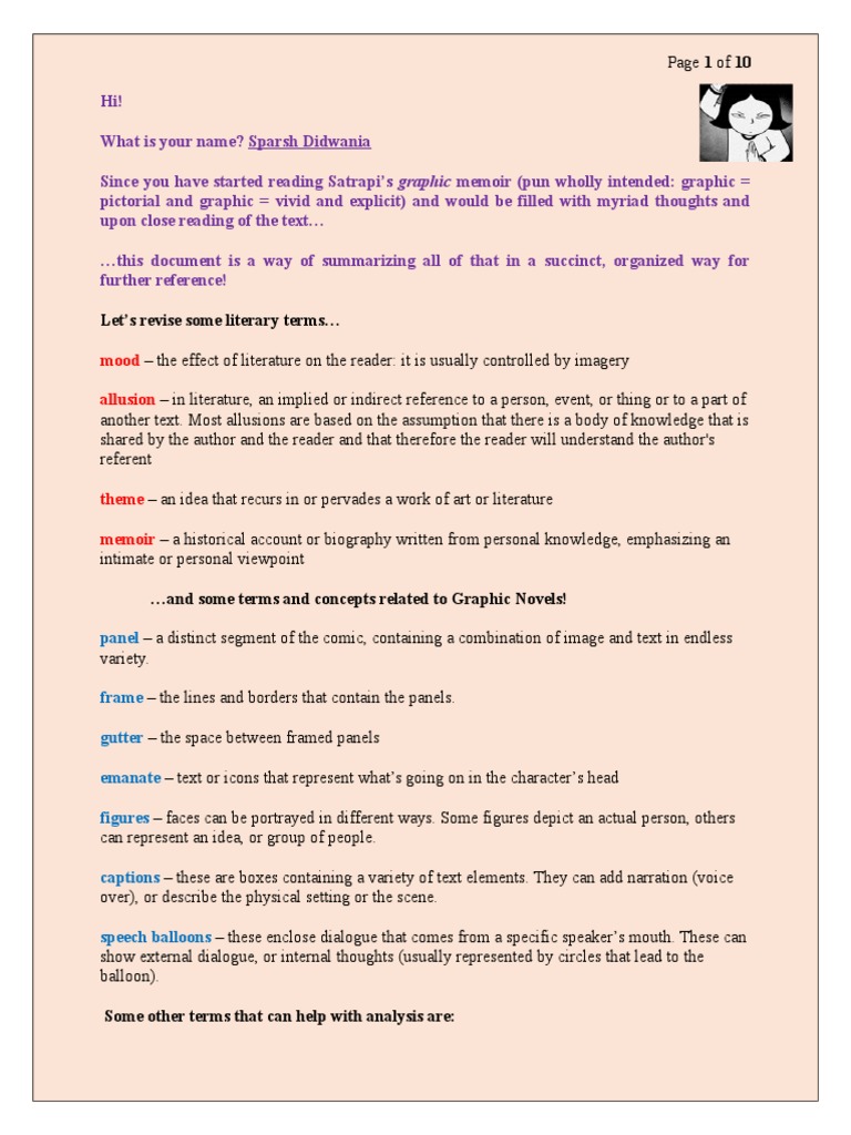 Persepolis Study Guide | PDF | Iranian Revolution | Fidel Castro