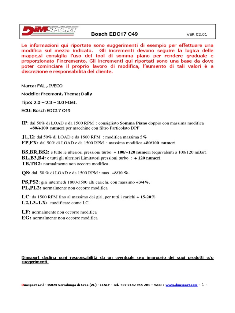 Bosch Edc17c49 Fal-iveco