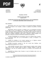 A.601 (15) IMO Res On Display of Manoeuvring Info Onboard Ships | PDF ...