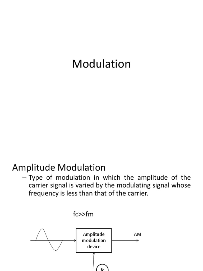 Amplitude Modulation | PDF | Frequency Modulation | Electronic Oscillator