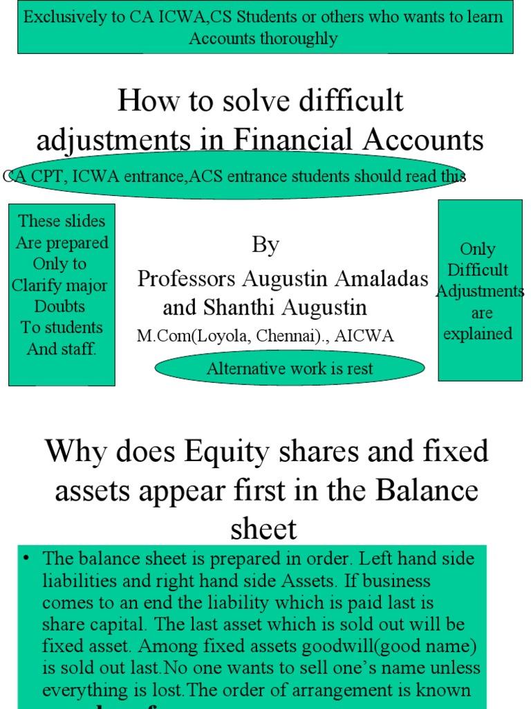 Difficult Journal Entries Explained | PDF | Debits And Credits | Bad Debt