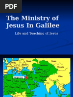 Map of Jesus' Travels and Ministry | PDF | Ministry Of Jesus | Jesus