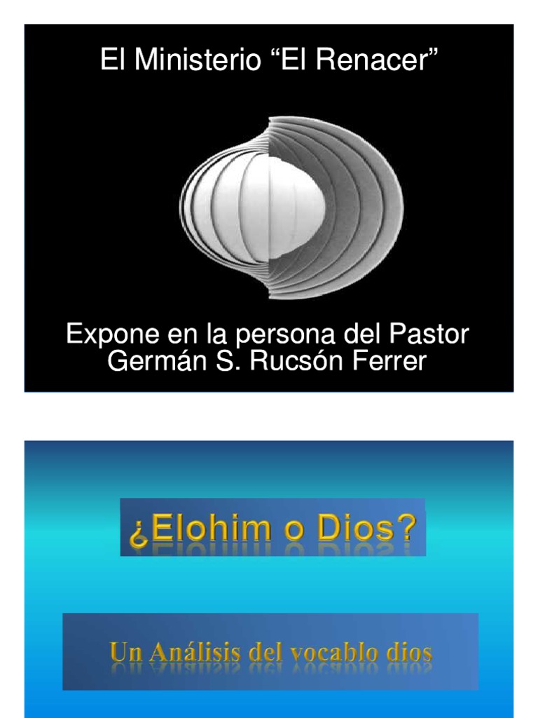Significado de Elohim en la Cosmovisión Hebrea | PDF | Júpiter ...