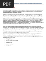 American Mah Jongg Cheat Sheet PDF | PDF
